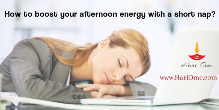 How to boost your afternoon energy with a short nap? • Hari Ome